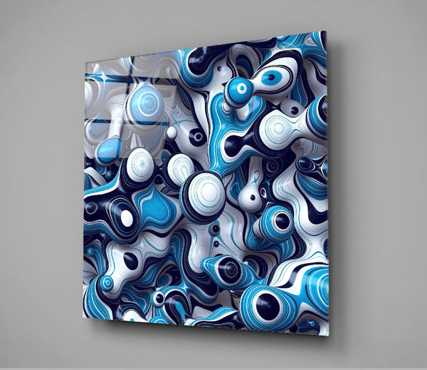 Blue Ball Glass Wall Art | Insigne Art Design | Unique Designs ...