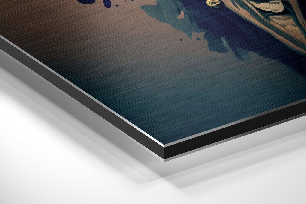 Salvador Dali Brushed Aluminium Dibond Wall Art – insigneart