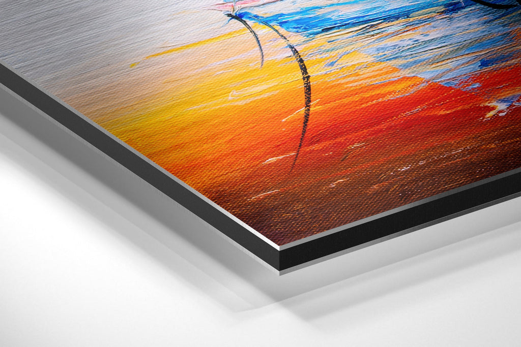 Boat Brushed Aluminium Dibond Wall Art – Insigneart EU