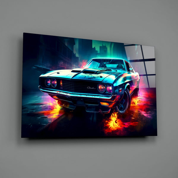 1970 Dodge Challenger Glass Wall Art || Designer's Collection ...