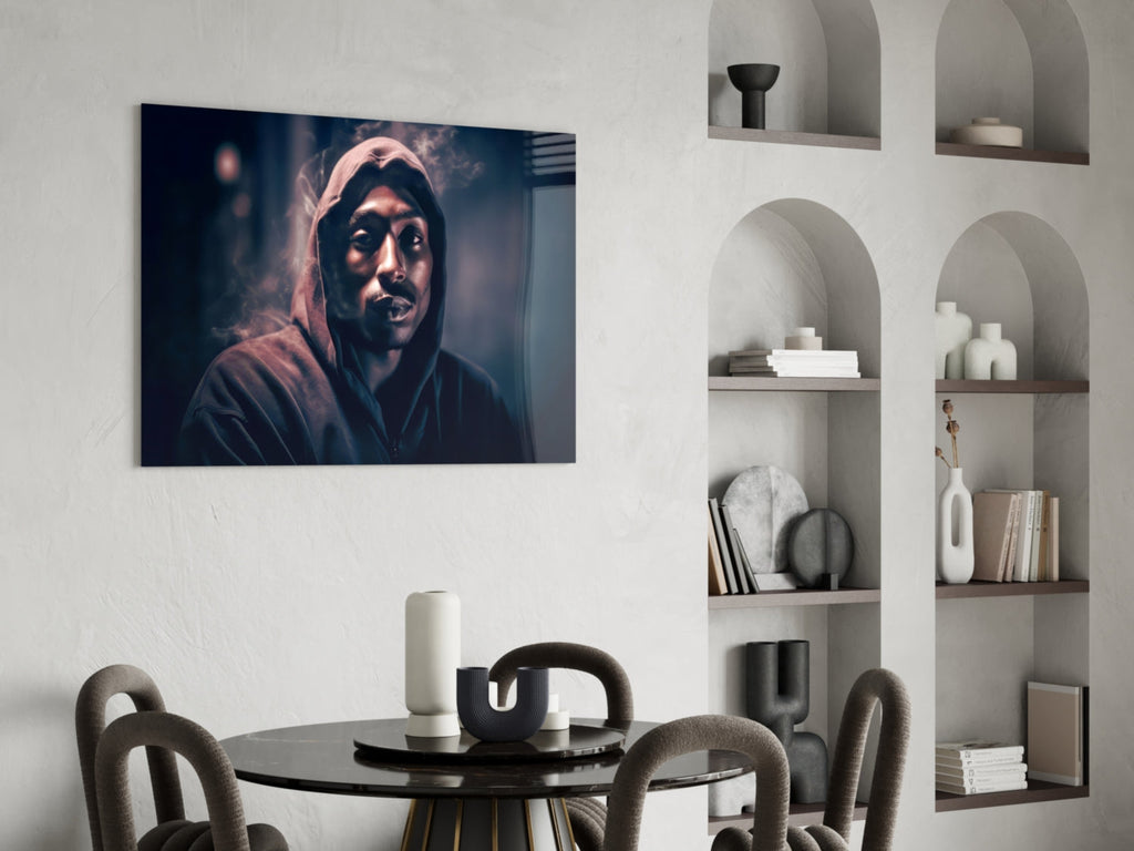 Tupac Glass Wall Art || Designer Collection – Insigneart EU