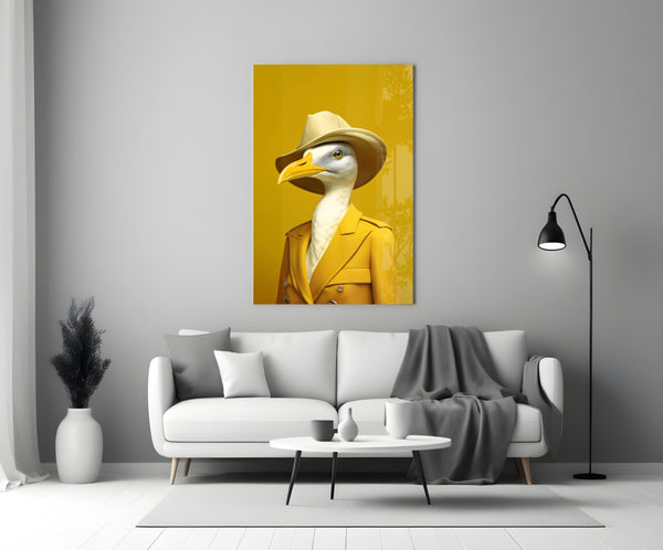 Bird Vogue Glass Wall Art|| Designer's Collection – Insigneart EU