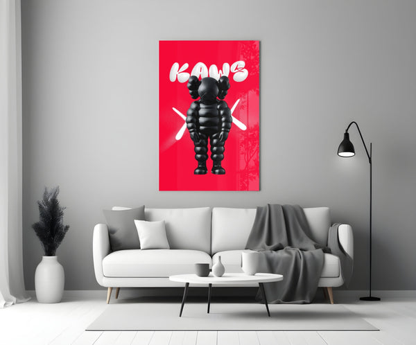 Kaws Glass Wall Art || Designer Collection – Insigneart EU
